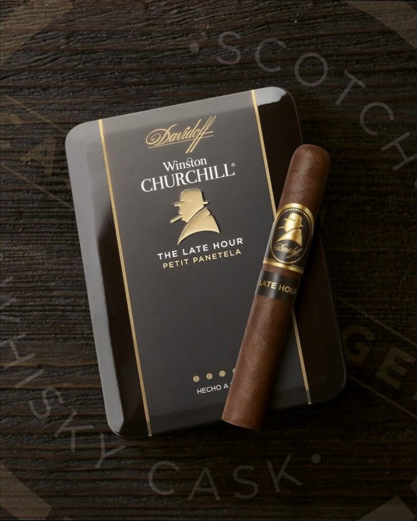 Buy Davidoff Winston Churchill Late Hour Petit Panatela Tin of 5 Cigars ...